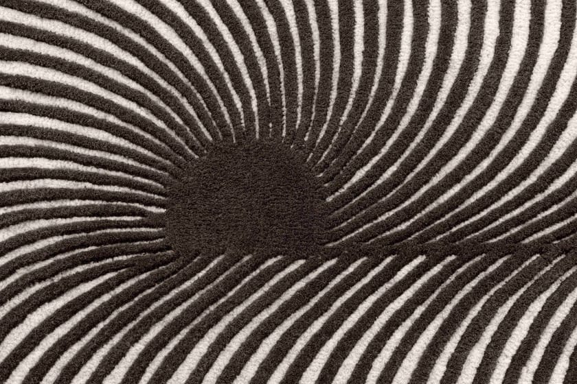 GIRO BLACK&WHITE Rug By GAN | design MUT Design Studio