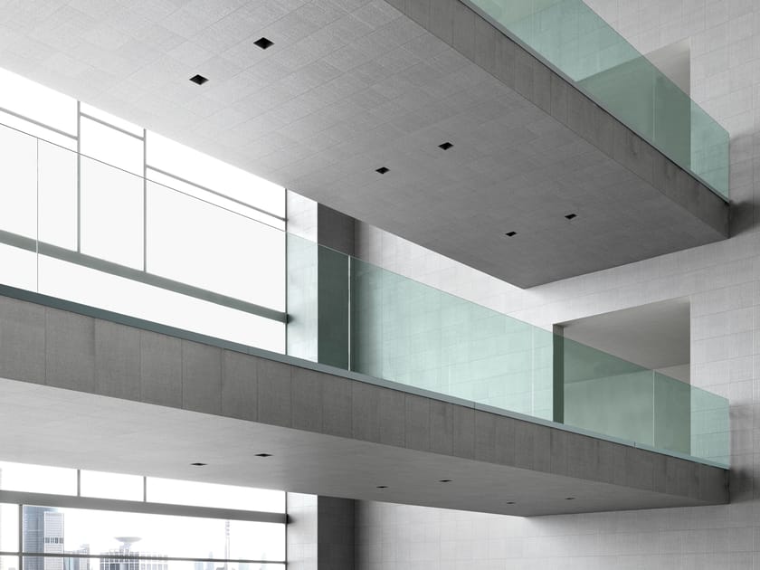 GLASS U P2 outdoor railing By IAM DESIGN