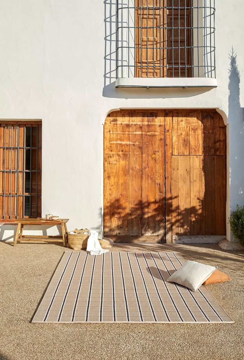 Recycled PET rug GOBI COCONUT WHITE Terra Collection By Rols