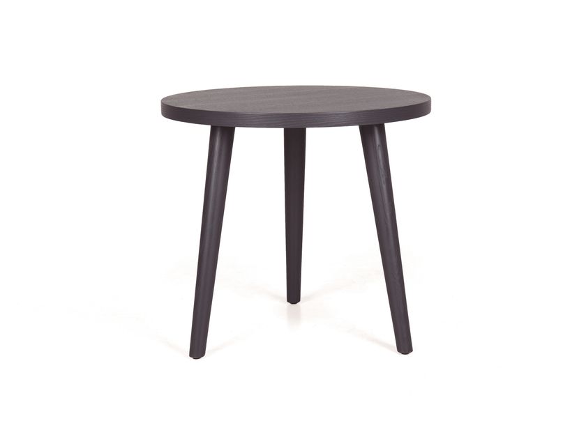 Oval wooden coffee table GOMO SIDE RED H55 Gomo Collection By Fenabel