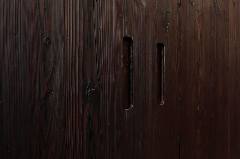 Fir wardrobe with sliding doors GOOSE By Deodara