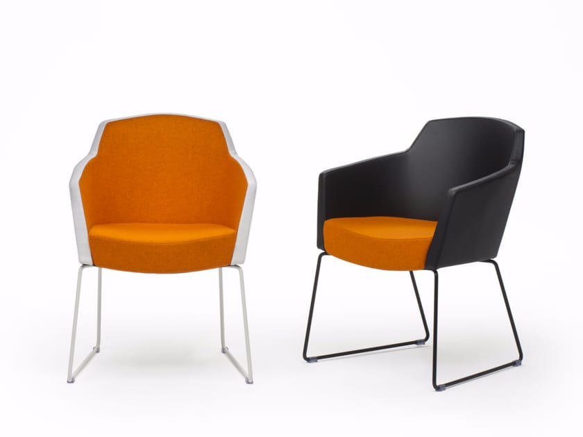 Petit fauteuil luge rembourré en tissu GRACE | Petit fauteuil luge By Segis