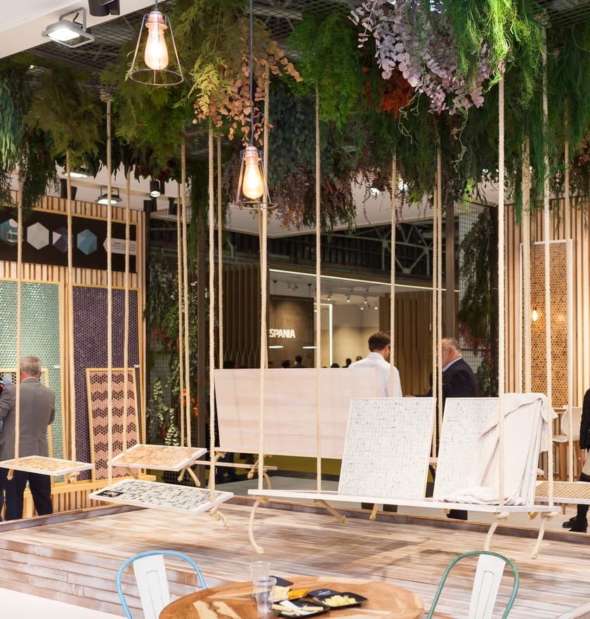 Vegetable ceiling in moss and stabilized plants GREEN CEILINGS By GREENAREA