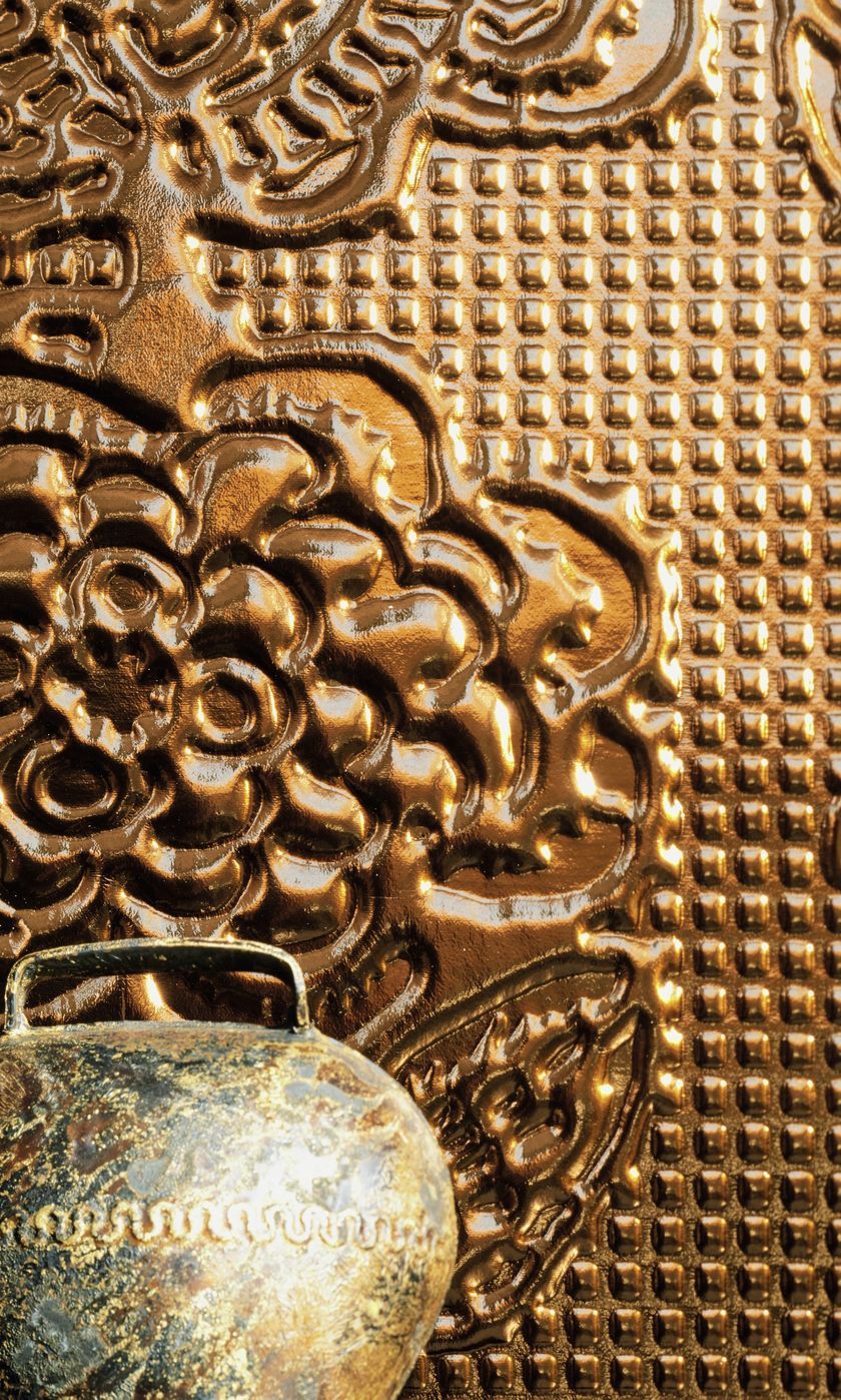 Wall tiles with metal effect GRENADE Celebrity Collection By Élitis