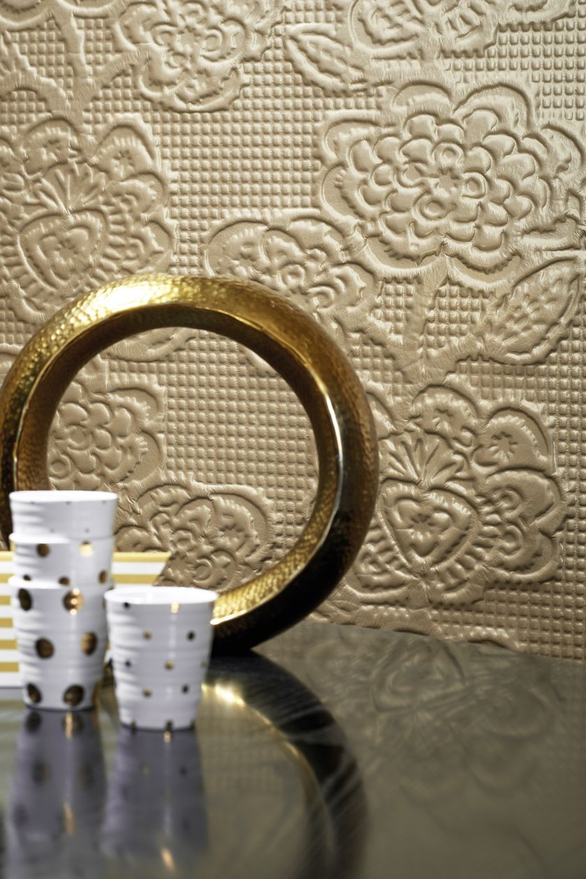 Wall tiles with metal effect GRENADE Celebrity Collection By Élitis