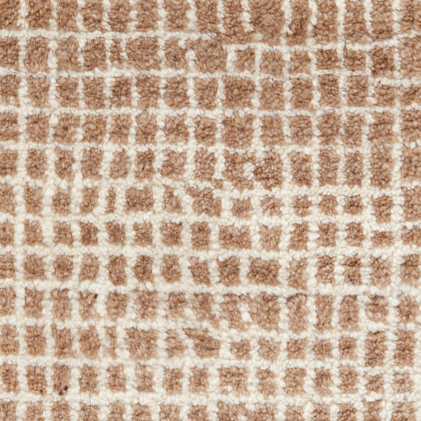 Handmade rectangular wool rug GRID By Woodnotes