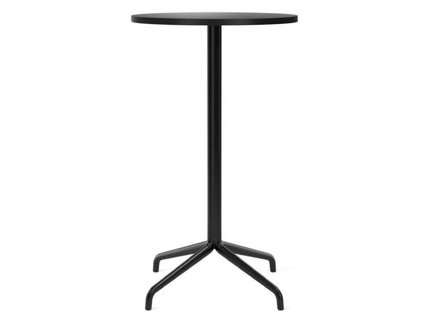 HARBOUR COLUMN TABLE Mesa alta redonda con base a 4 radios By MENU ...