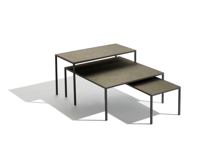 HARRY GLASS | Square coffee table By MissoniHome