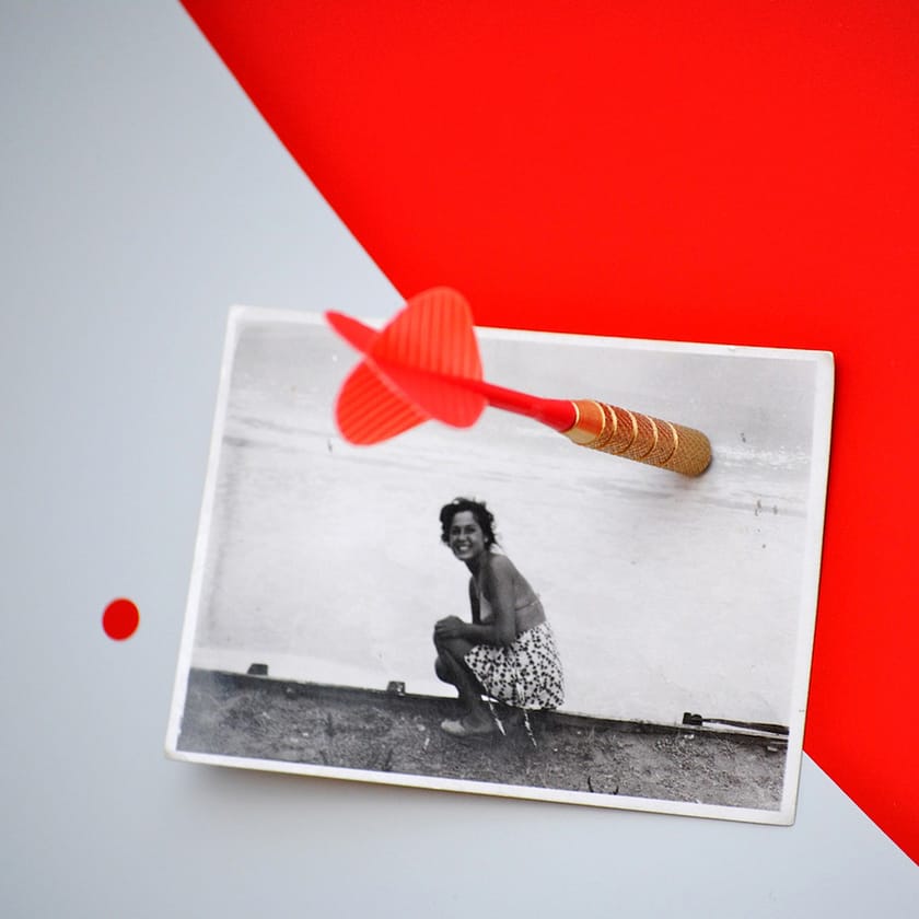 Magnetic dry erase board HEART By Designobject.it