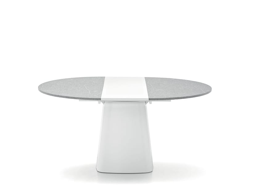 HEY GIO! | Melamine-faced chipboard table Extending coated sheet metal ...