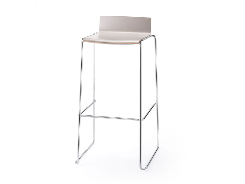 ELESS High stackable laminate stool By rosconi