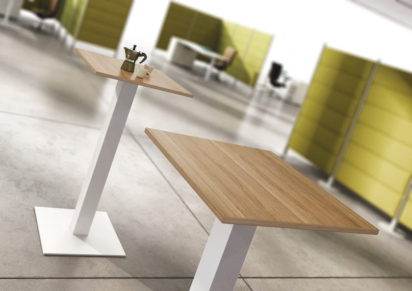 GLAM Square wooden high table By Styloffice