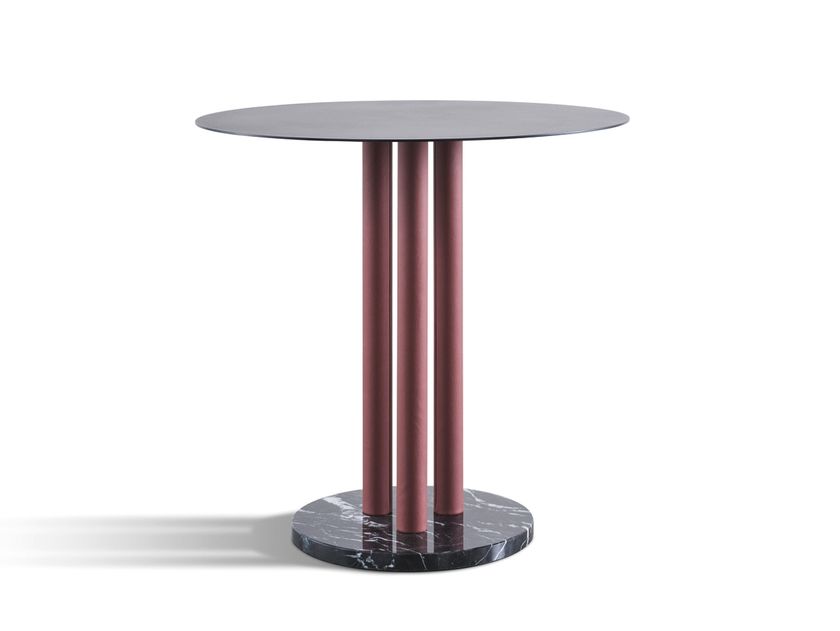 BATON Round metal table By Wittmann | design Neri&Hu