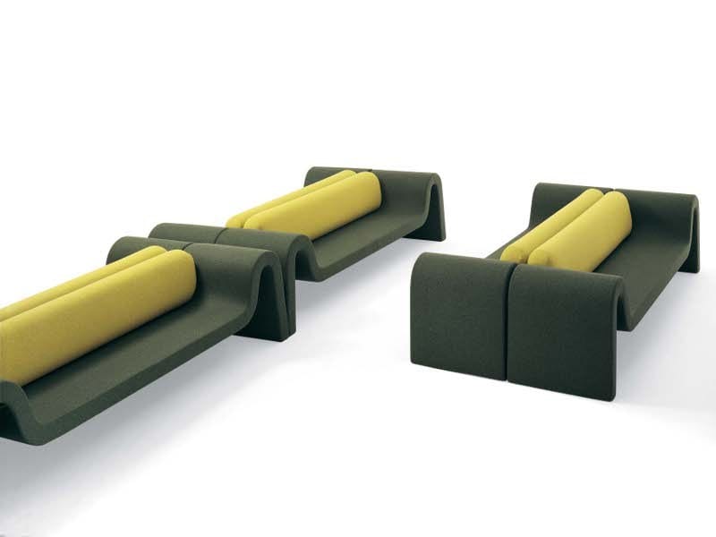 LONGWAY F | Bench with back Longway Collection By Segis design Bartoli ...