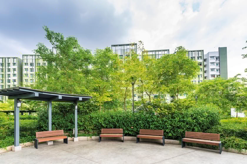 HORN | Bench with back By Metalco