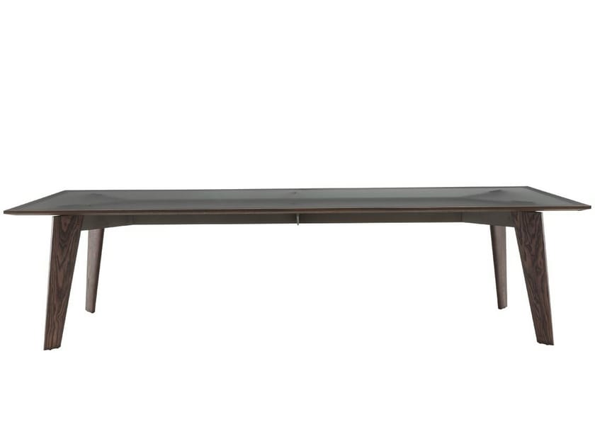 HOWARD | Mesa de vidrio By Poliform diseño Jean-Marie Massaud