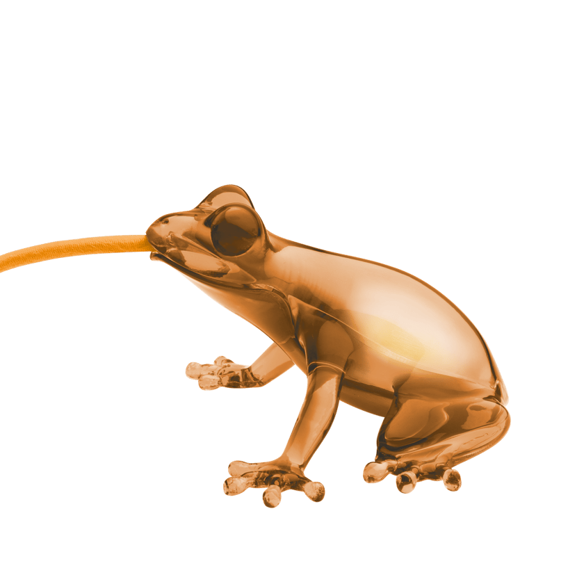HUNGRY FROG wall lamp By Qeeboo design Marcantonio