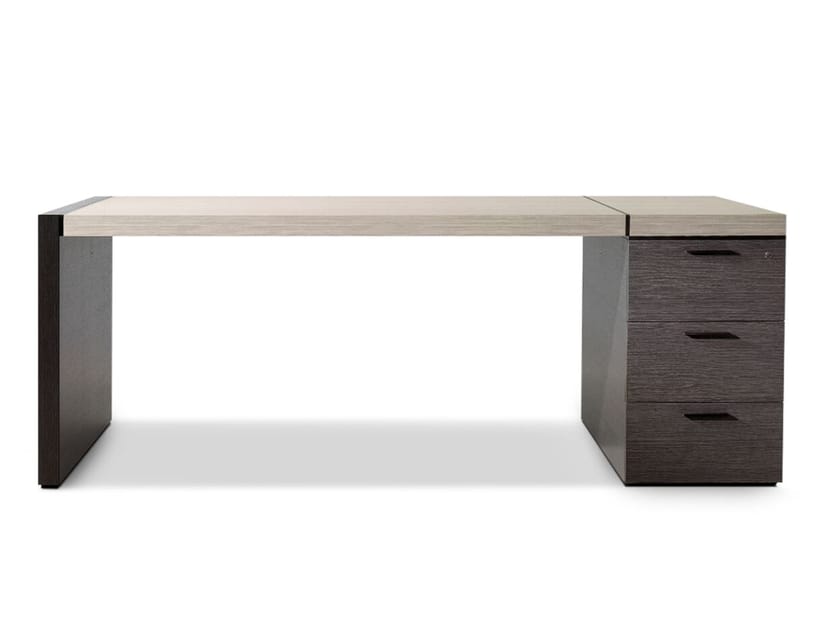 BLADE Sectional wooden office desk By i 4 Mariani | design Matteo Nunziati