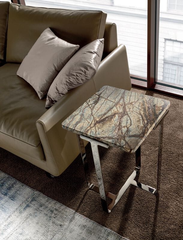 JOSHUA Mesa de centro quadrada alta de mármore By i 4 Mariani | design ...