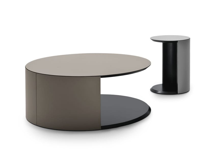 PAPIER Round wooden side table By i 4 Mariani | design Matteo Nunziati