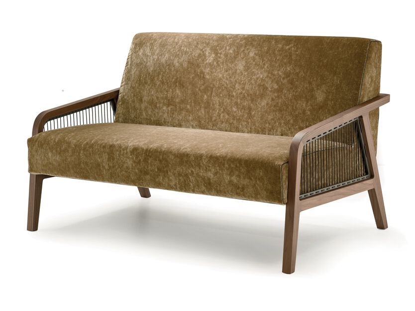 WOODY Fabric small sofa By i 4 Mariani | design Umberto Asnago