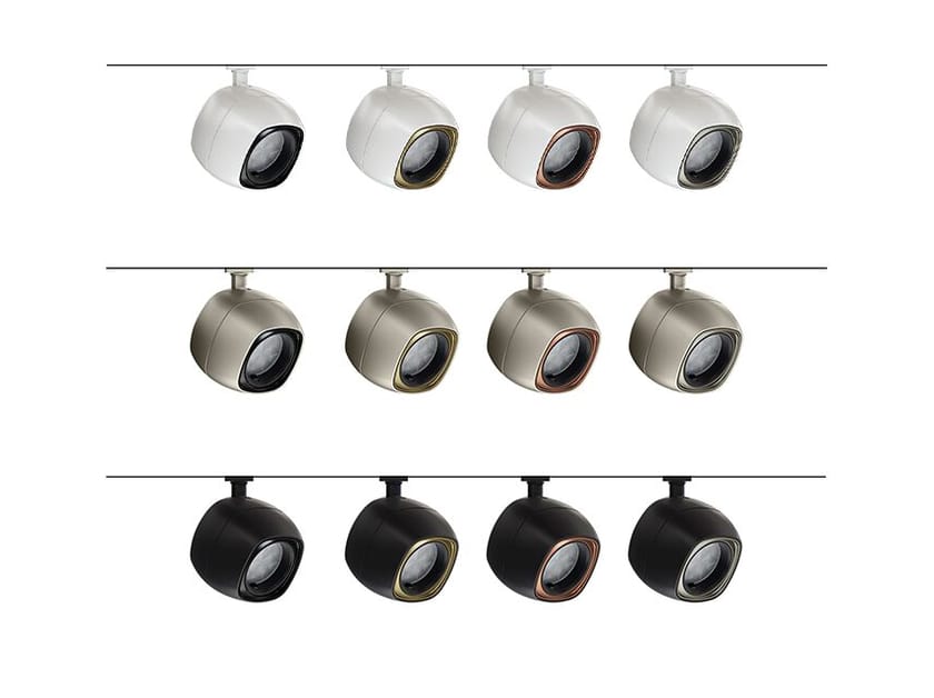 NEWFO LED die cast aluminium track-Light with dimmer By iGuzzini