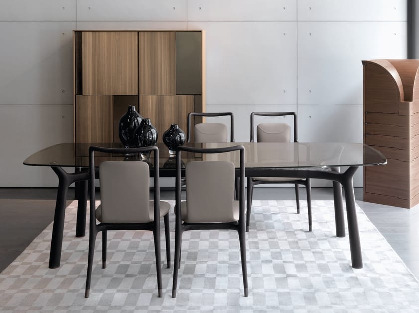 IBLA Fabric chair By Giorgetti | design Roberto Lazzeroni