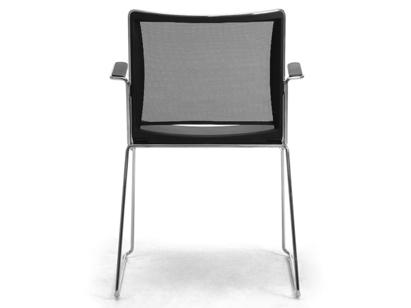ILIKE RE | Sled base chair Sled base steel, polypropylene and mesh ...