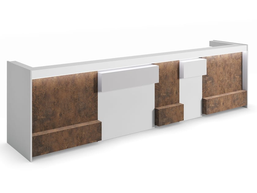 INDUSTRIAL Melamine reception desk By GES Group