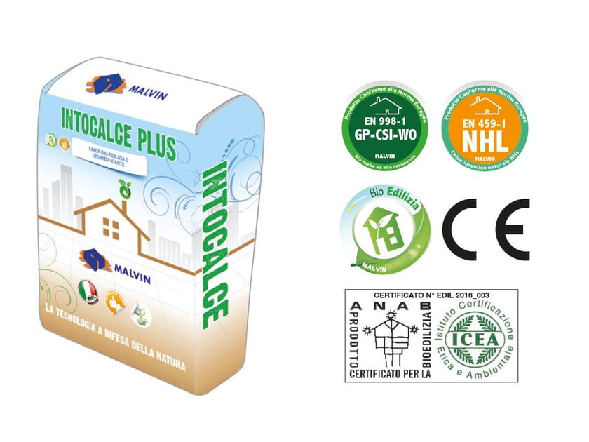 INTOCALCE PLUS Natural plaster for sustainable building By malvin