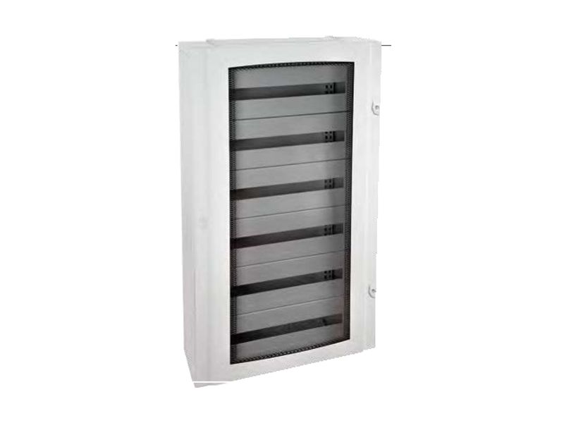 Glass door cabinet IP40 DISTRIBUTION BOARD 144 MODULE 6 ROW By Garo