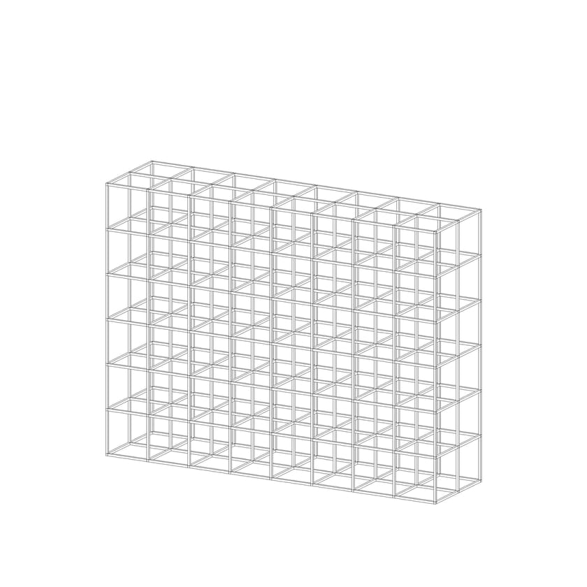 Libreria componibile in alluminio IPOT 967_N Collezione iPot Kit By ...