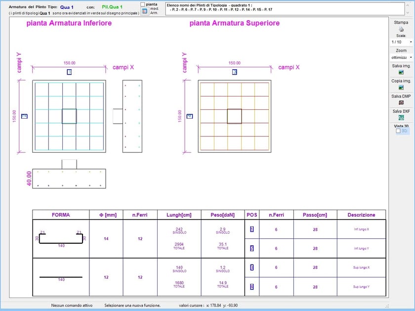 Calcul de fondation (semelle, radier, poutre continue) IS PLINTI By CDM ...