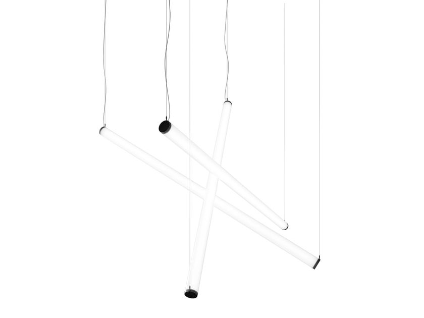 ISSA S HORIZONTAL LED polycarbonate pendant lamp By Intra lighting