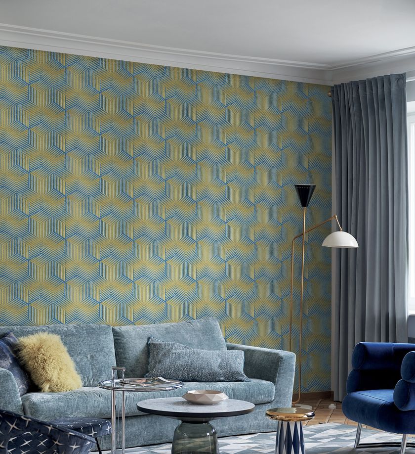 ITALIAN VELOUR | Geometrische Tapete Kollektion ITALIAN VELOUR By ...