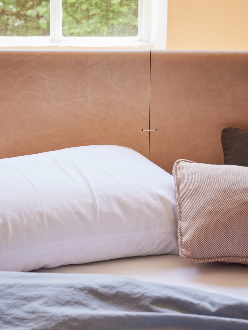 JACK Leather bed By Bolzan Letti | design Zanellato/Bortotto