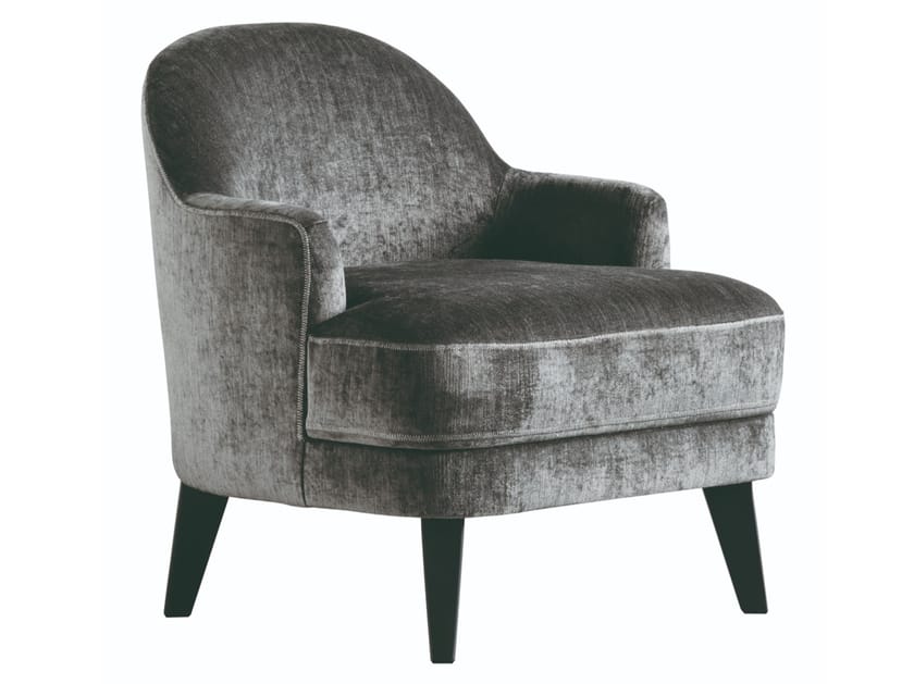 Fabric easy chair with armrests JAMES By Ph Collection