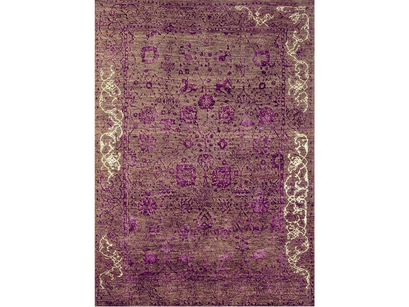 JEZIORAK SILVER VIOLET & WHITE Rug By Zollanvari | design NOV24 Studio