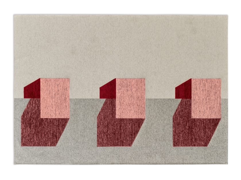 Rectangular chenille rug JUT By Calligaris