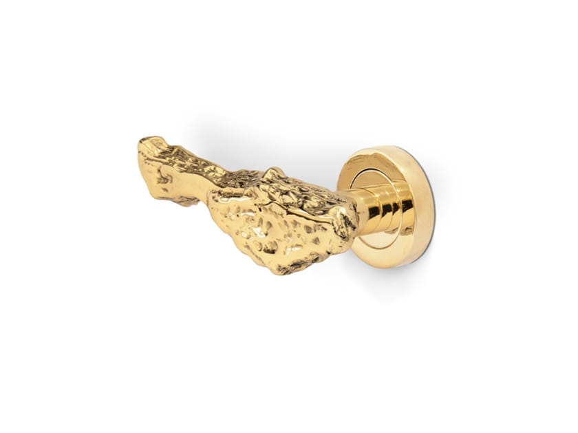 EARTH Brass door handle By PullCast