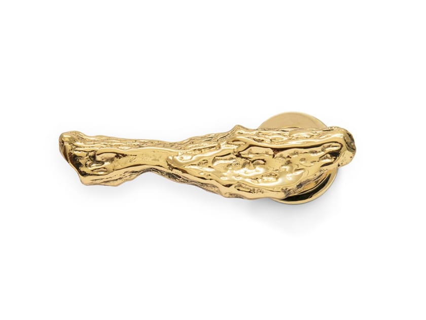 EARTH Brass door handle By PullCast