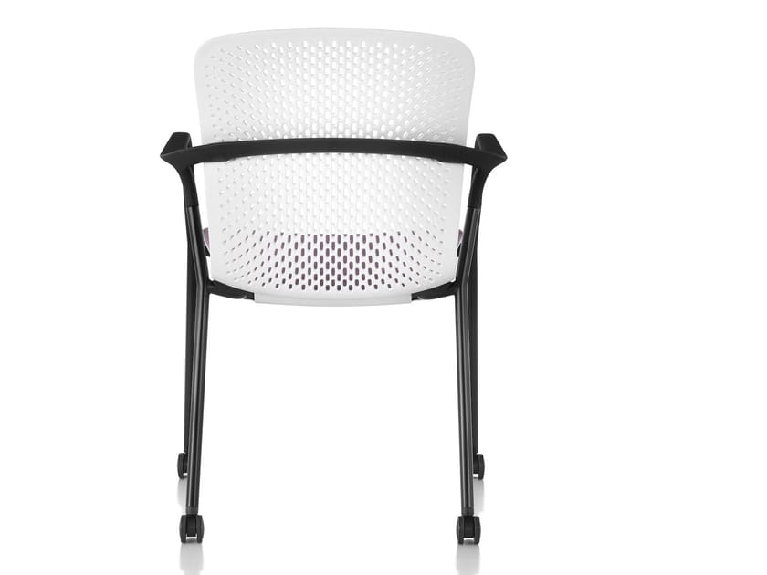 KEYN Chair with armrests and castors By Herman Miller | design forpeople