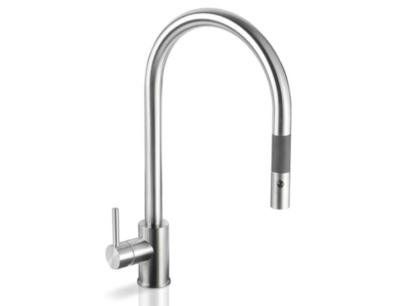 Countertop single handle stainless steel kitchen mixer tap KITCHEN 001 ...