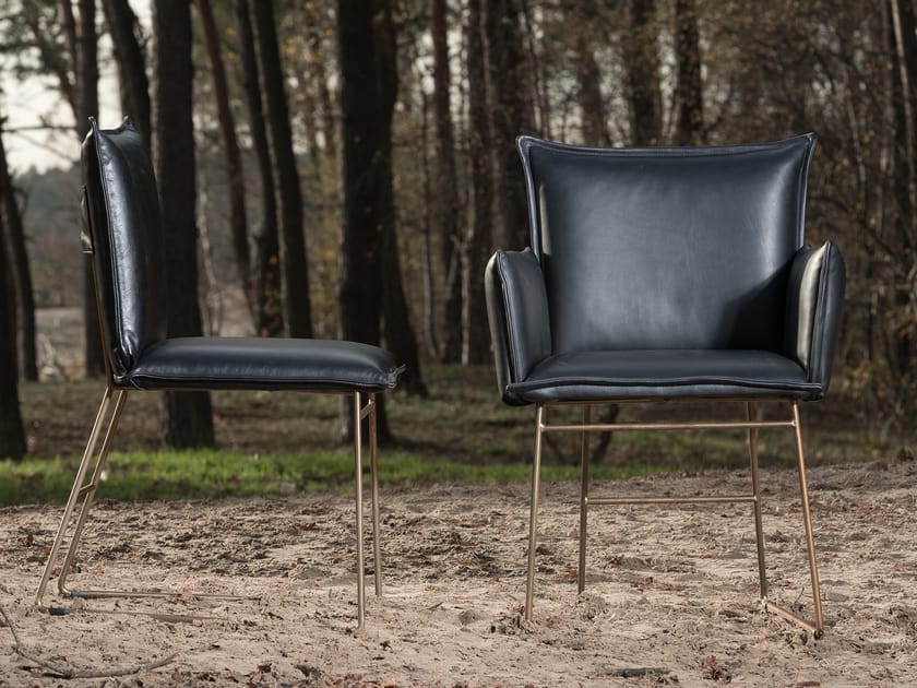 KNIGHT | Chair with armrests By Jess Design