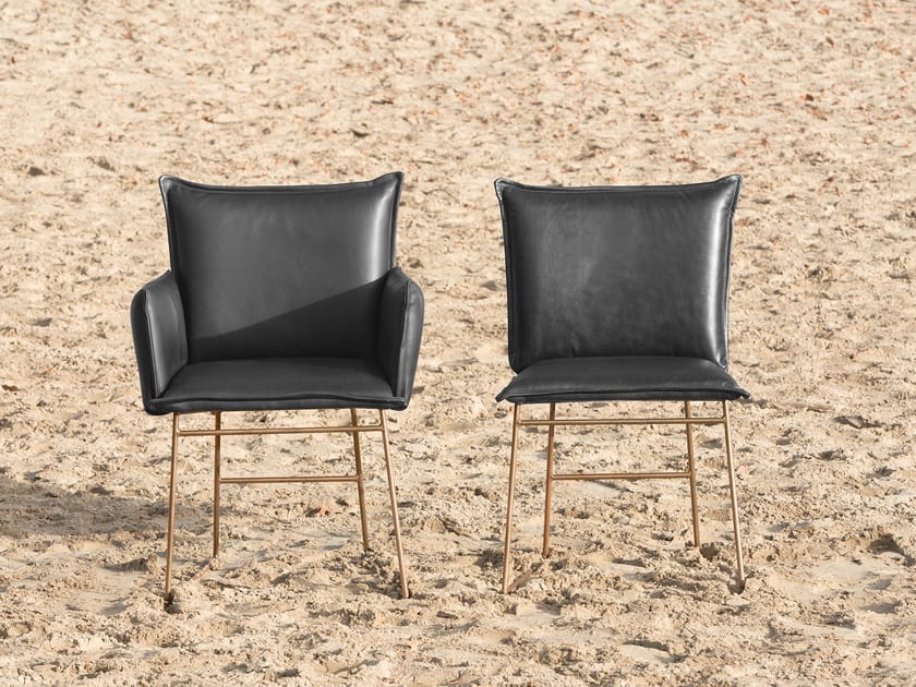 KNIGHT | Chair with armrests By Jess Design