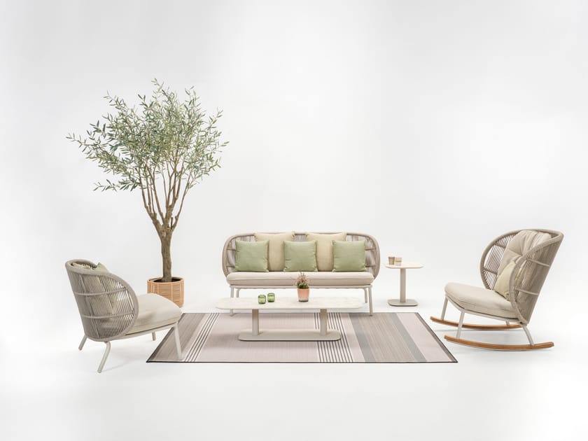 KODO Garden coffee table in aluminum with ceramic top By Vincent ...