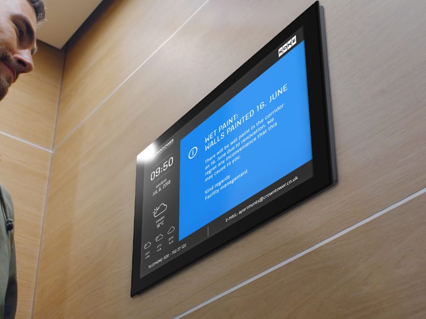 Sistema di building automation KONE Residential Flow By KONE