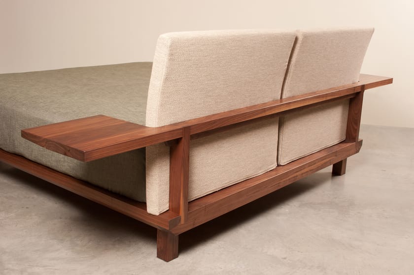 Wooden double bed with integrated nightstands KONOMA NEW BED By In ...