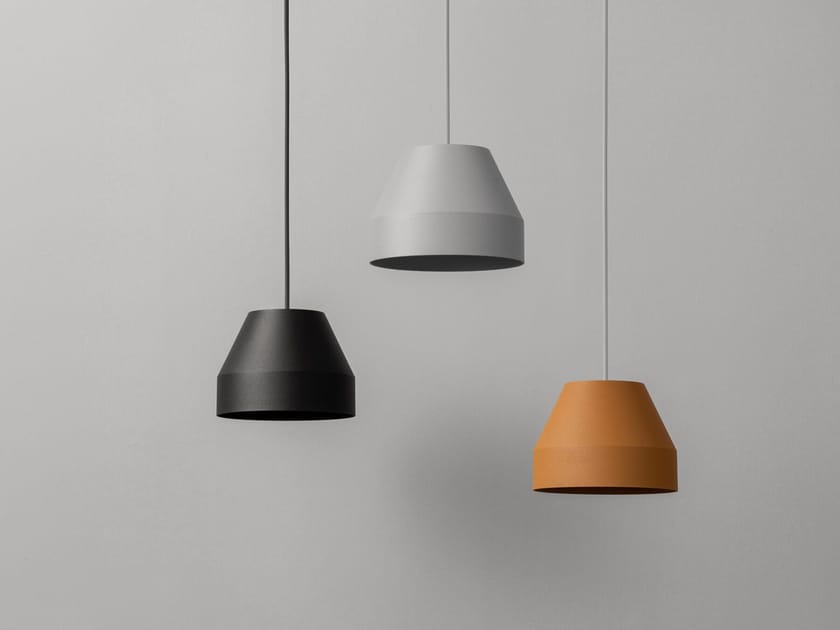 CAP Powder coated steel pendant lamp By +kouple