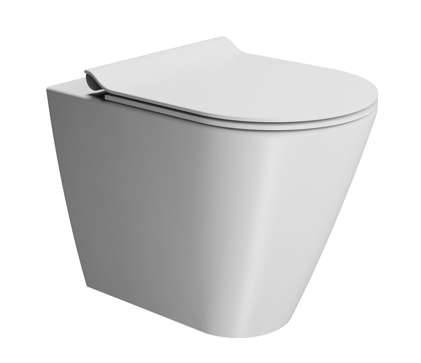KUBE X 55/F | Toilet Rimless Floor mounted back to wall toilet By GSI ...